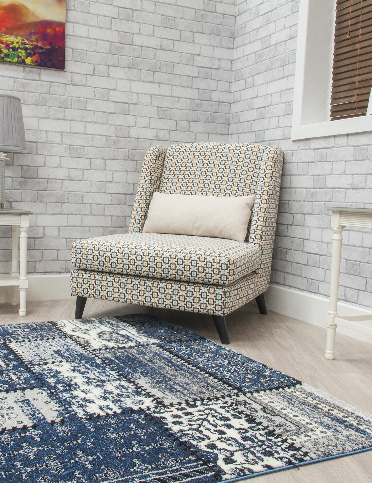 Floor Trends - Antika Patchwork - Navy