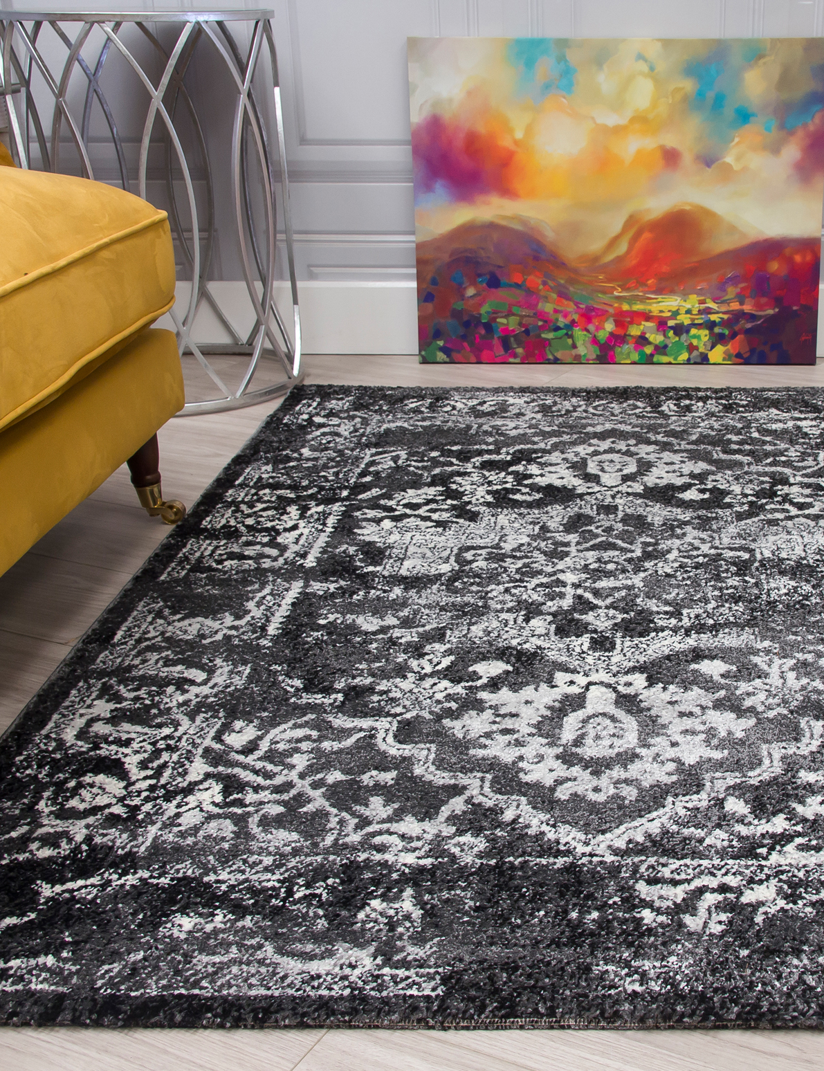 Floor Trends - Antika Medallion - Grey