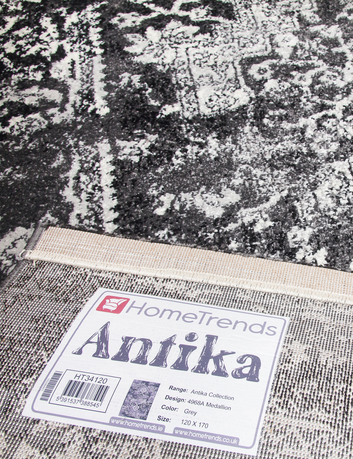 Floor Trends - Antika Medallion - Grey