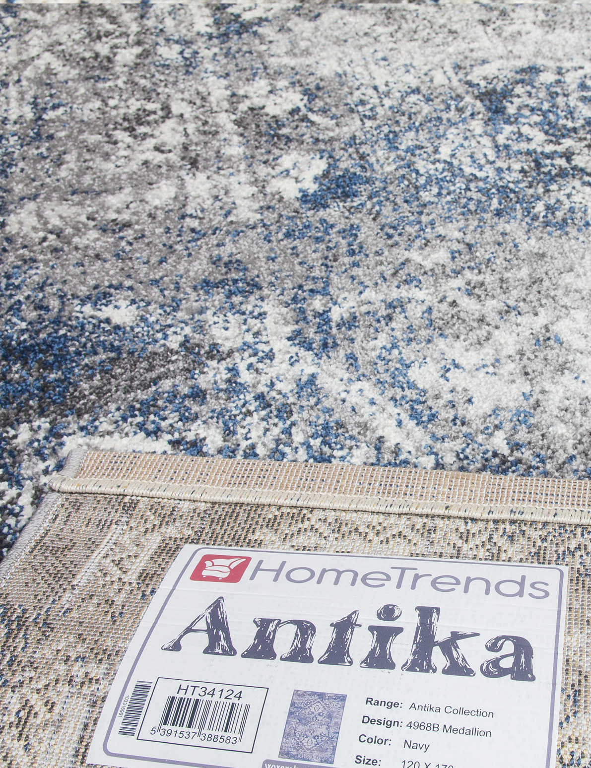 Floor Trends - Antika Medallion - Navy