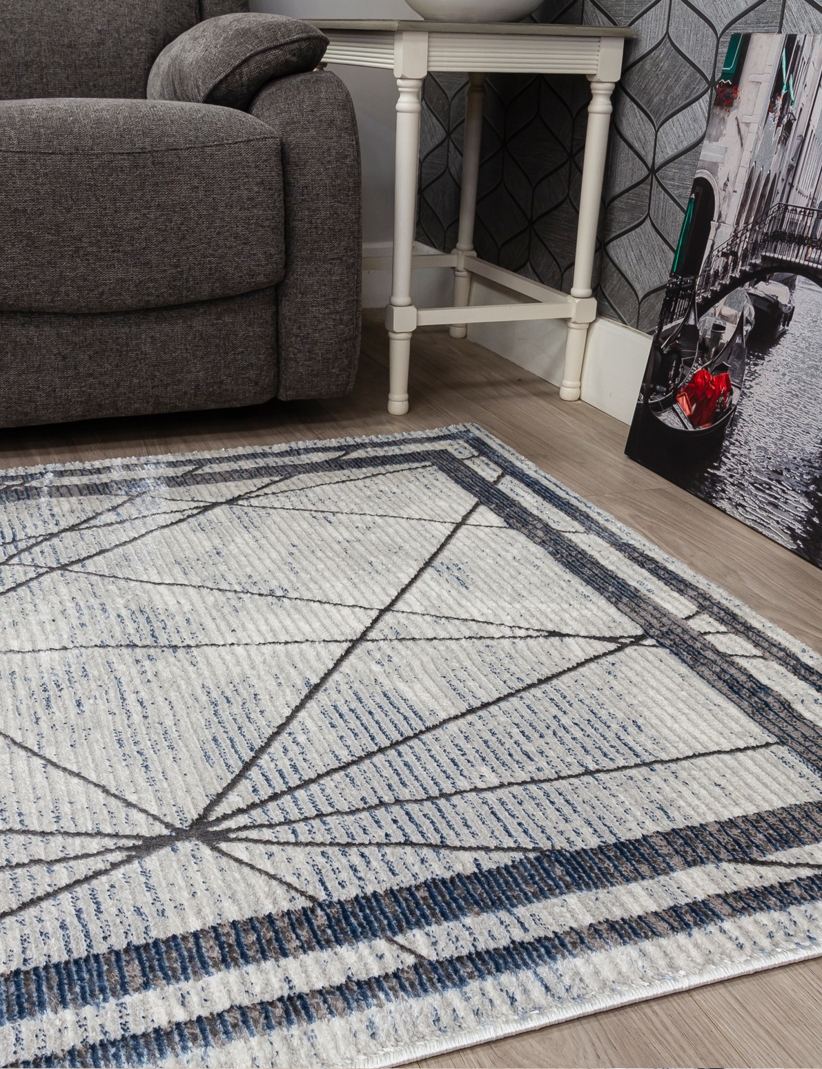 Floor Trends - Glitz Art Deco - Blue