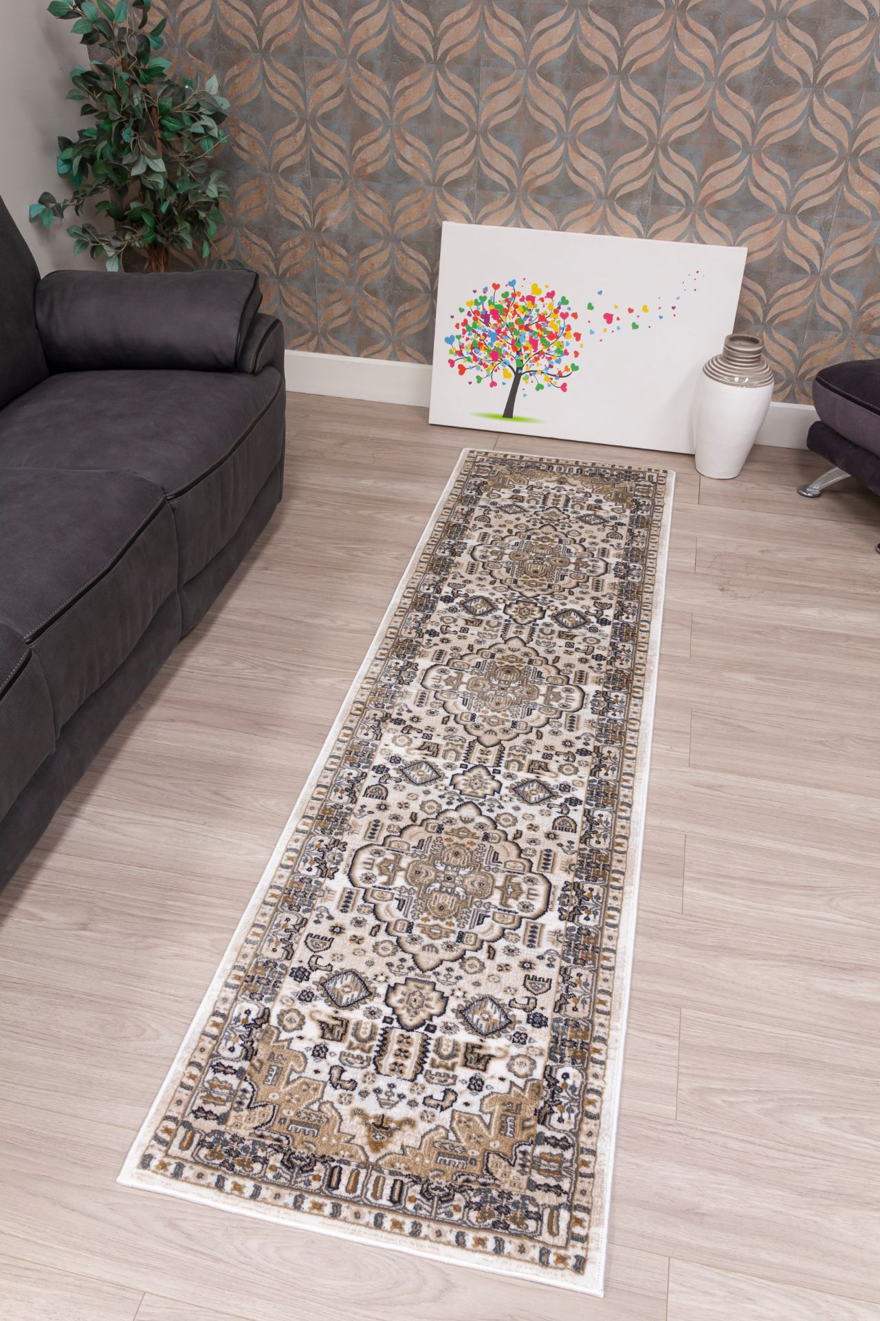 Floor Trends - Aziza Medallion - Natural