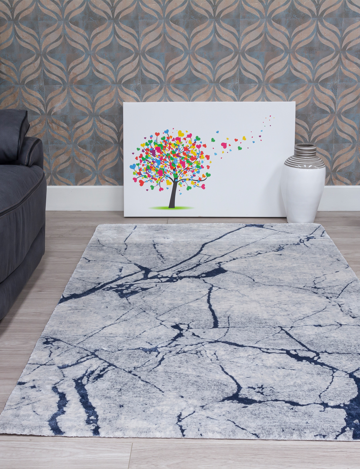 Floor Trends - Rococo Glacial - Blue