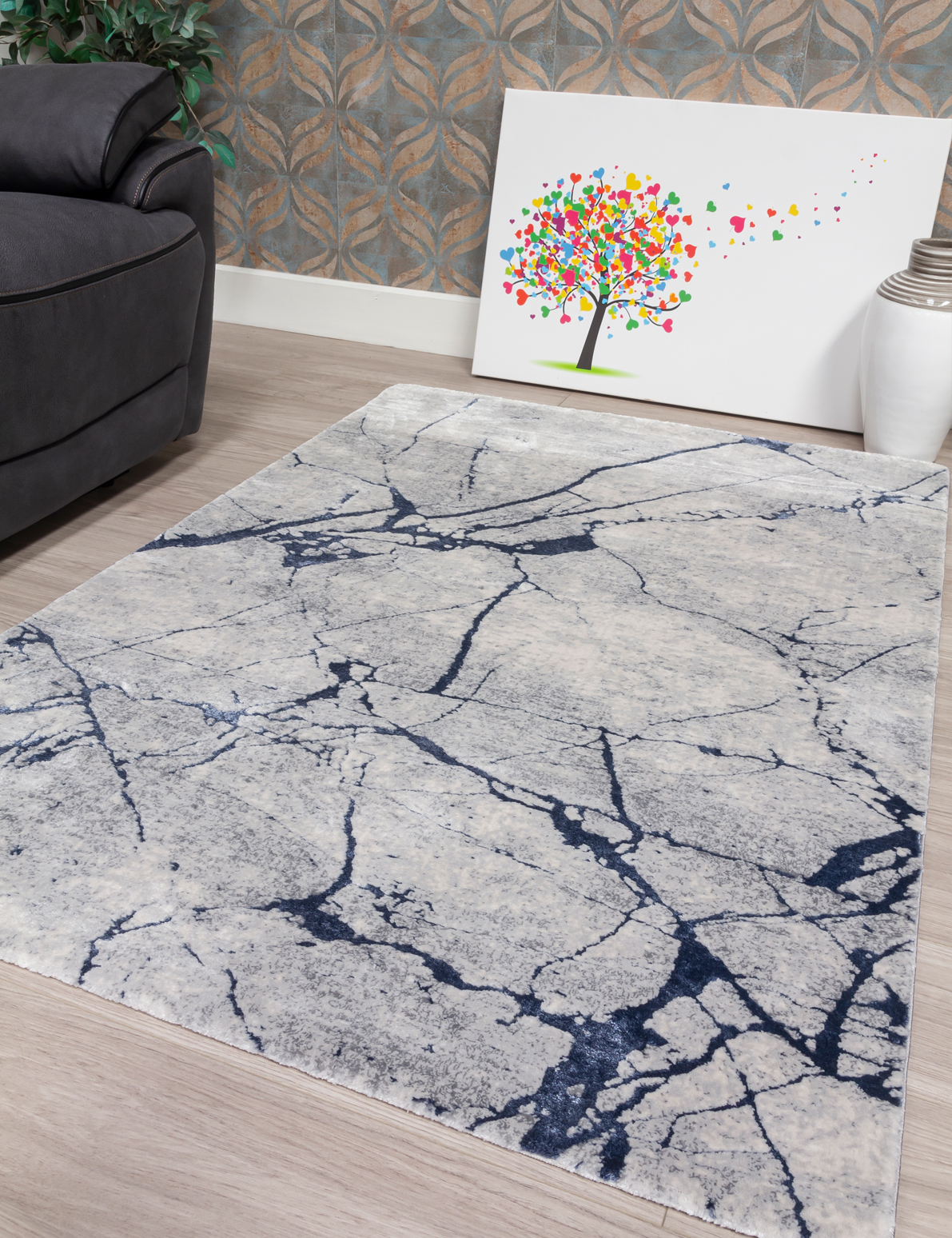 Floor Trends - Rococo Glacial - Blue