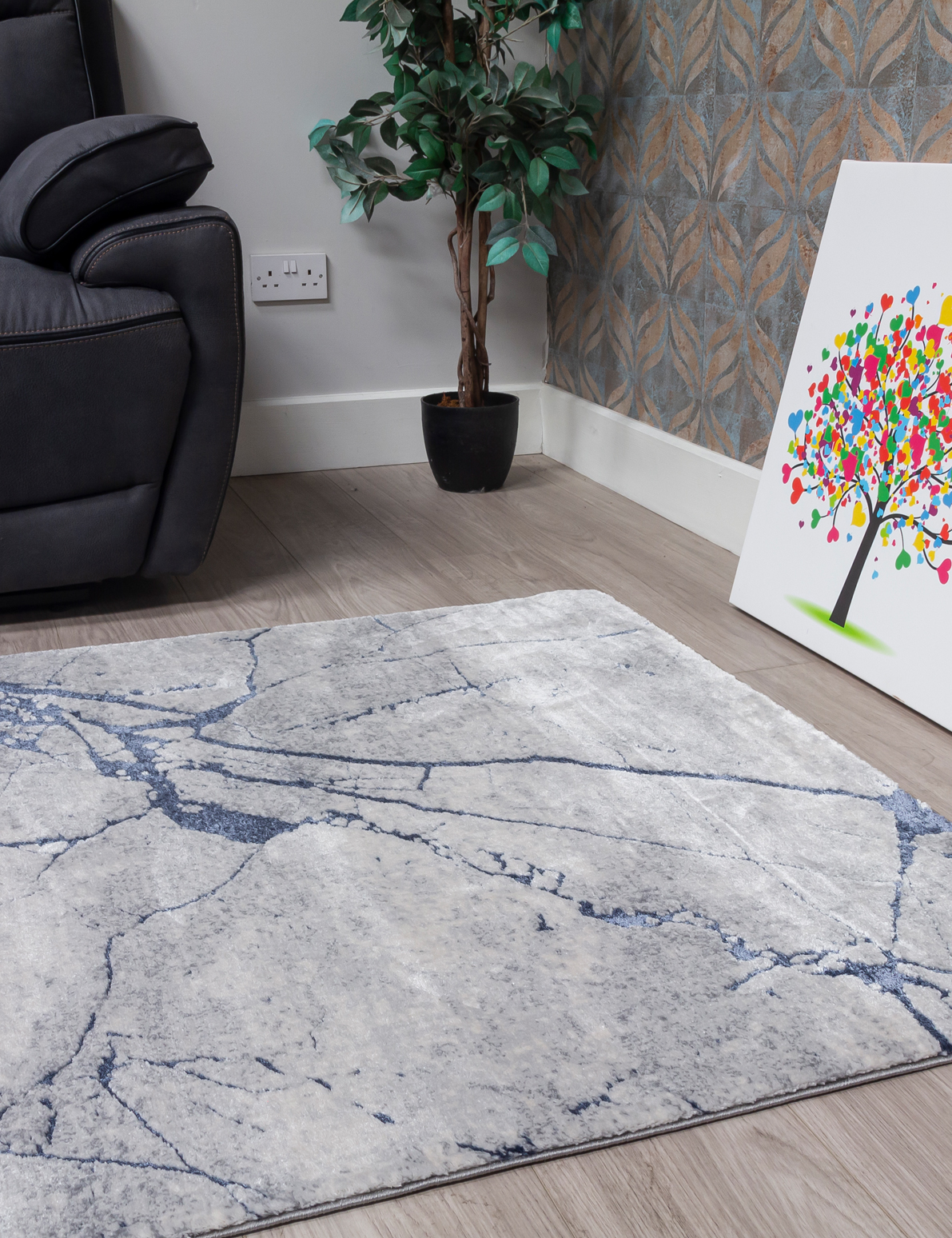 Floor Trends - Rococo Glacial - Blue